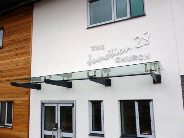 SC105 Junction 28 Church Suspended Glass Canopy Unit - Urban Design ...