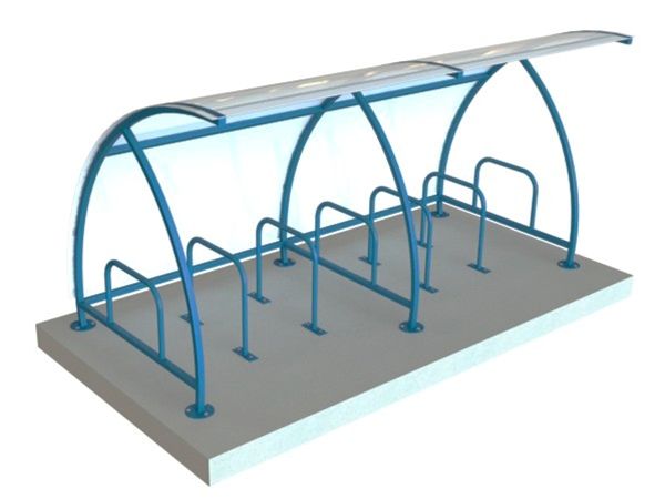 CS15 Modern Bike Storage Unit Royal Mail Offices Romford With 3D Images ...