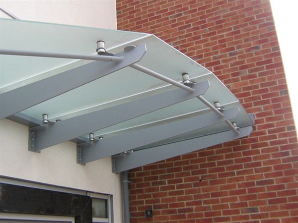 SC99 Suspended Satin Glass Canopy Offices Newcastle - Urban Design ...