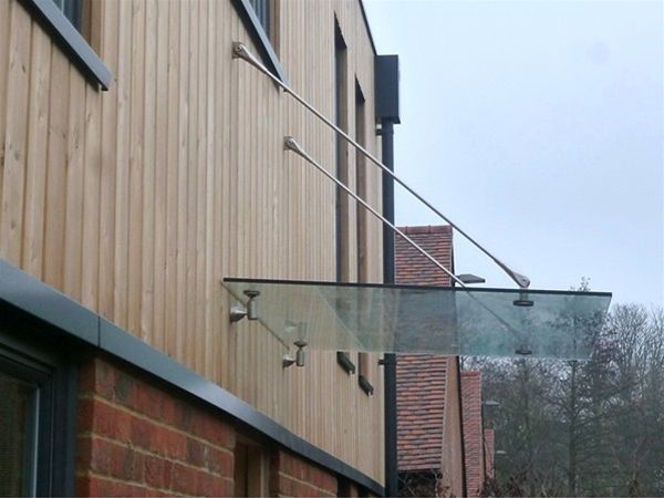 SC146 Frameless Suspended Glass Canopy Unit Aylesbury - Urban Design ...