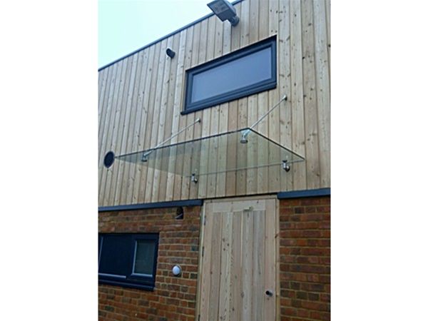 SC146 Frameless Suspended Glass Canopy Unit Aylesbury - Urban Design ...