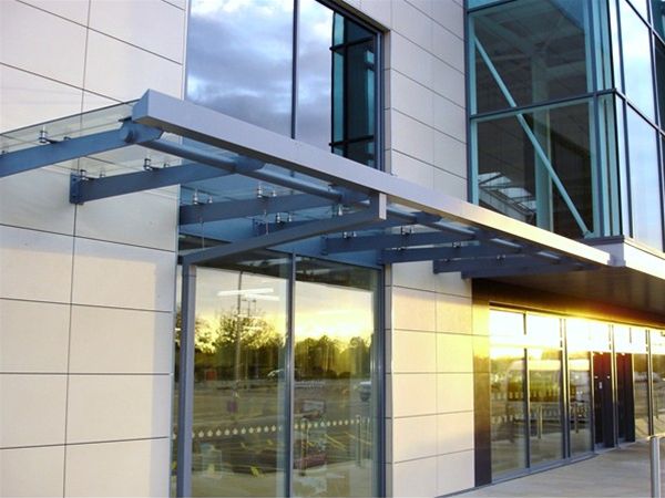 SC87 Suspended Glass Canopies Retail Park Hull - Urban Design ...