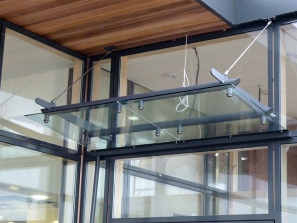 SC113 Suspended Minimal Glass Canopy Offices Stoneleigh - Urban Design ...