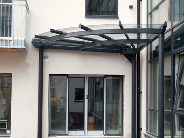 SPC93 Radial Quadrant Patent Glazed Canopy Unit Offices North Wales ...