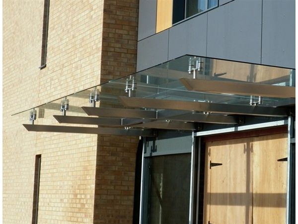 SC137 Suspended Clear Glass Canopy Offices Gateshead - Urban Design ...