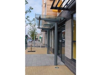 SPC09 Supported Glass Canopy Library Bristol - Urban Design ...