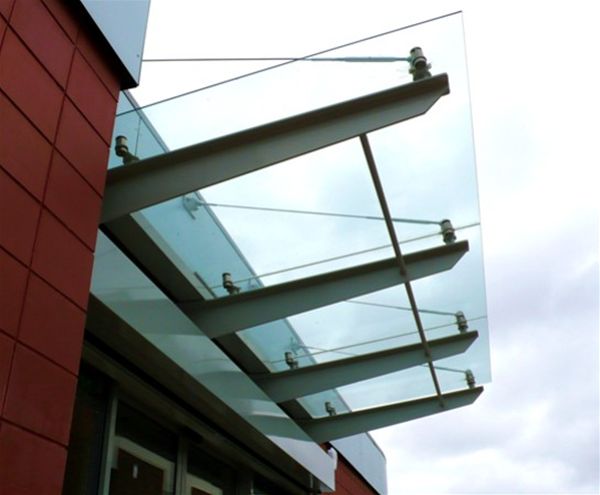 SC33 Suspended Glass Canopy Offices Houghton Regis - Urban Design ...