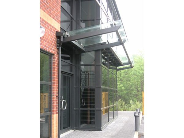 SC66 Suspended Glass Canopies Offices Knutsford - Urban Design ...
