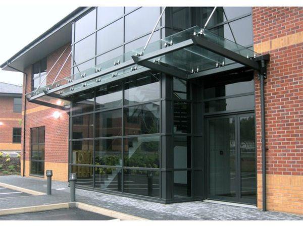 SC66 Suspended Glass Canopies Offices Knutsford - Urban Design ...