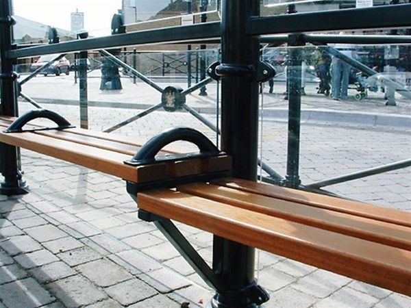 SP21 Typical Timber Perch Seating - Urban Design & Developments Ltd
