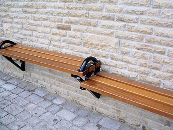 SP21 Typical Timber Perch Seating - Urban Design & Developments Ltd