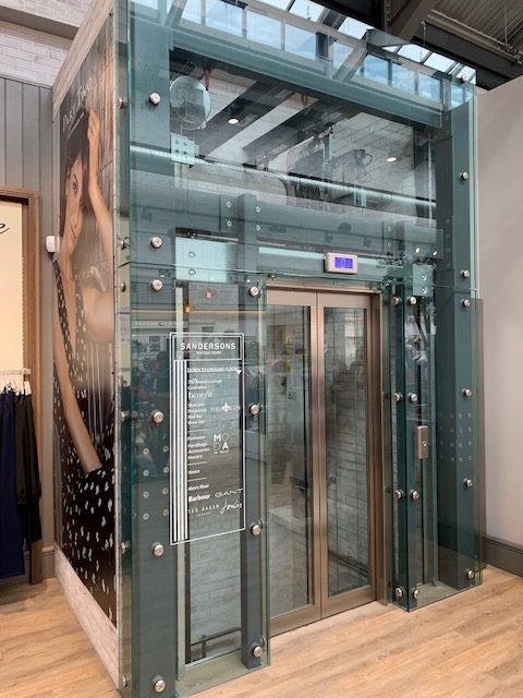 EK14 Fully Enclosed Glass Lift Sheffield - Urban Design & Developments Ltd